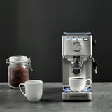 Farberware Espresso Machine, 15 Bar, Silver, Stainless Steel, Steam ...
