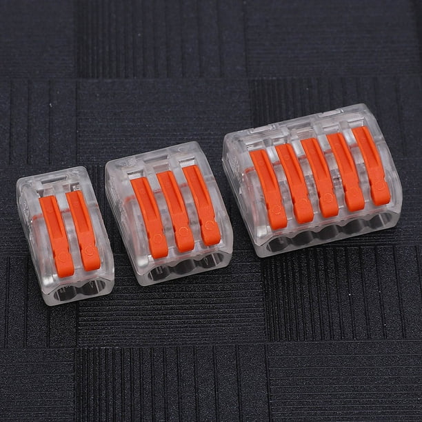 Compact Splicing Wire Connectors,60pc Lever Wire Connectors Compact ...