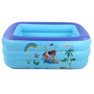 Round Inflatable Pool with Air Pump “88 x 85 x 21” Above Ground Pool ...