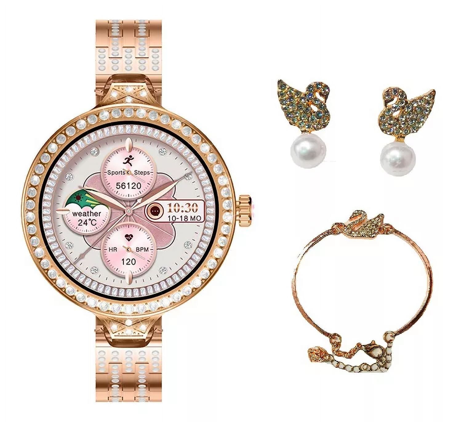 Reloj Inteligente Hw16 Mini Dama Moda Brillante 1.27 Ips | Walmart en línea