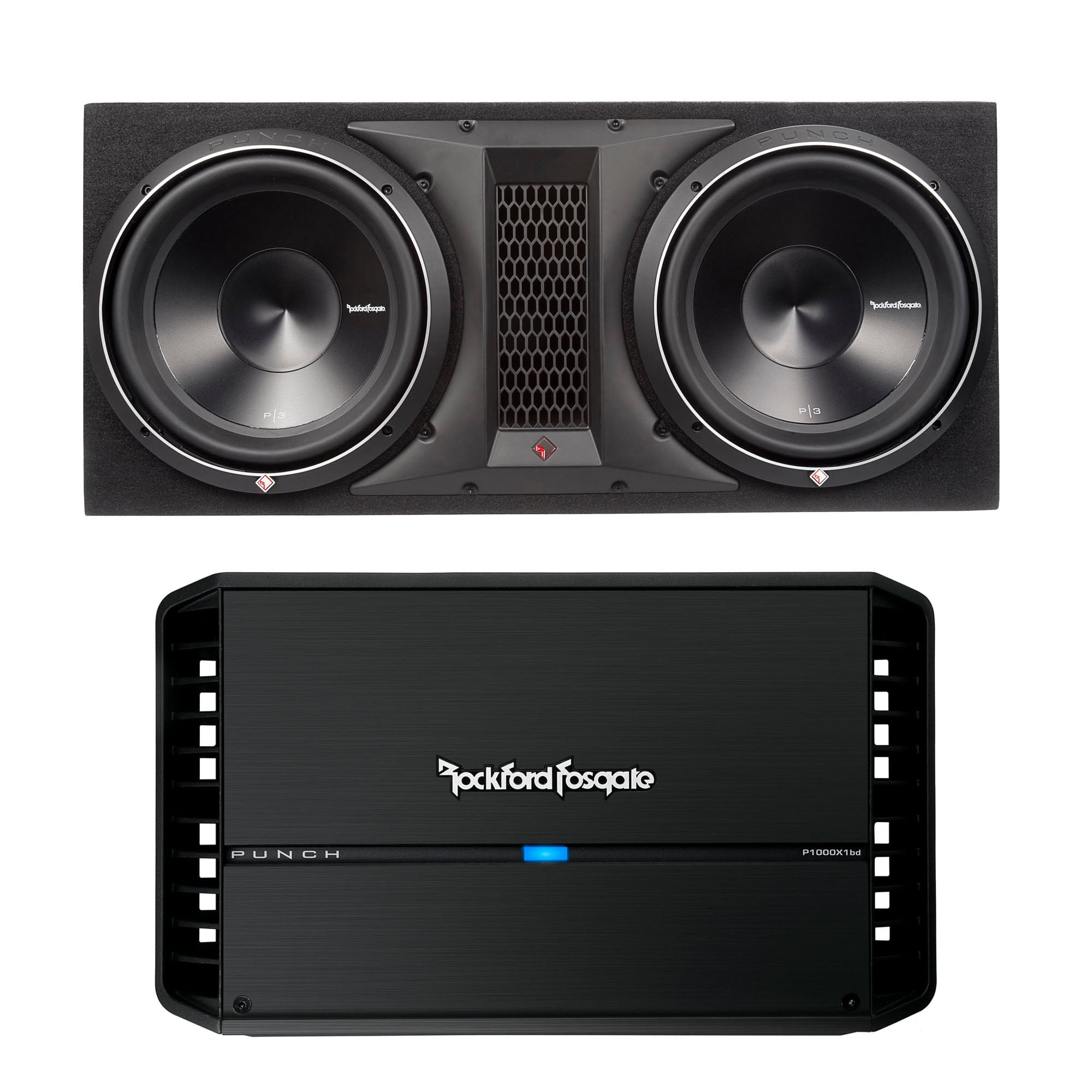 Rockford Fosgate - Two Punch P3 12" Subwoofers in a Ported Enclosure ...