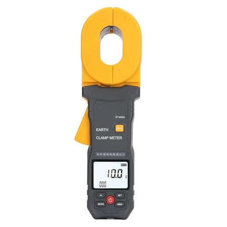 Clamp Ground Meter, Digital Display Current Portable Ground Earth ...