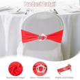 50pcs Red Chair Sashes, Sashes for Chair Covers for Party Wedding Event ...