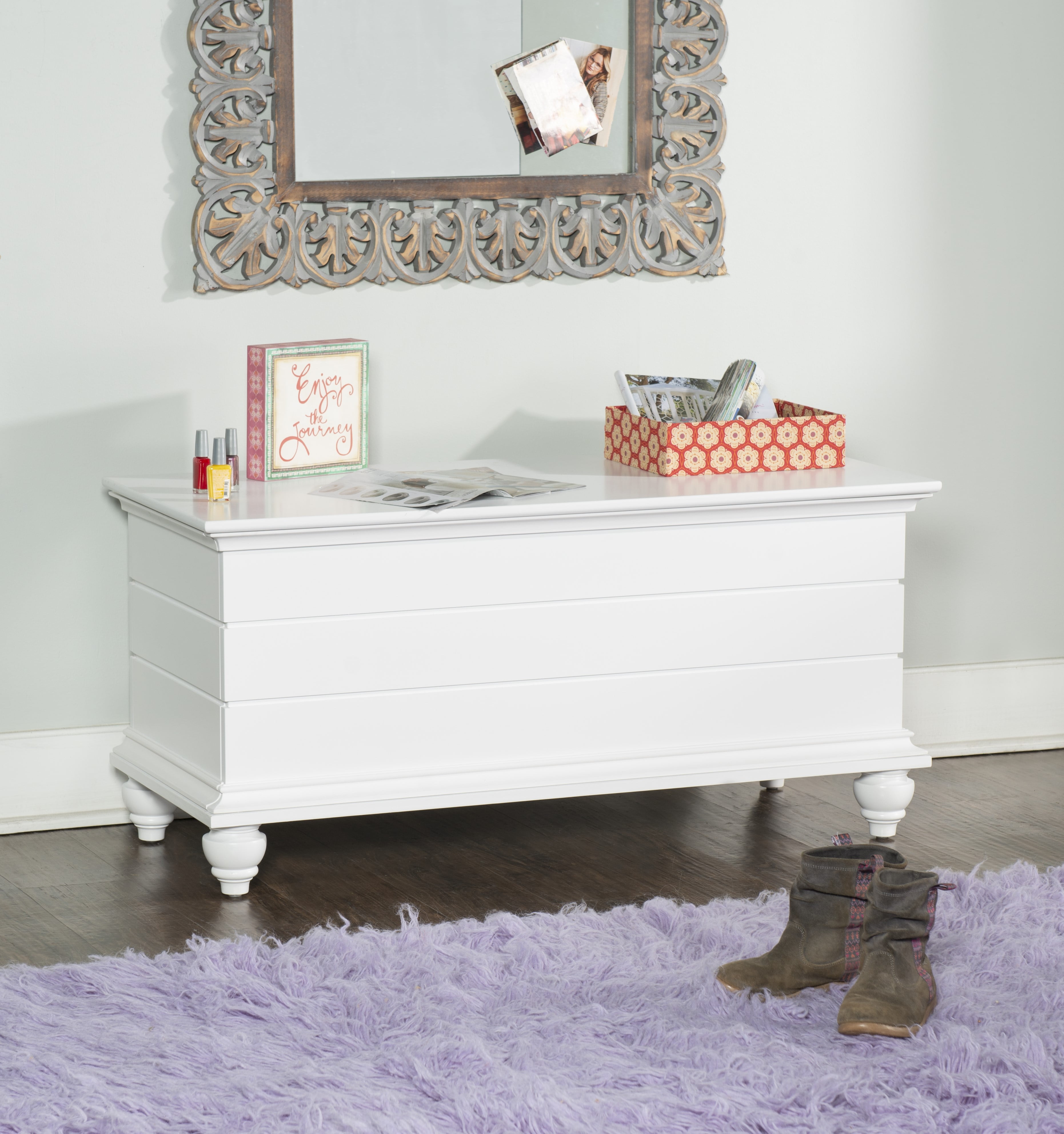 Marisa Cedar Storage Chest, White - Walmart.com