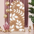 Arch Backdrop 7.2 Ft, Brown Leaves Spandex Stretch Fitted Arch Cover ...