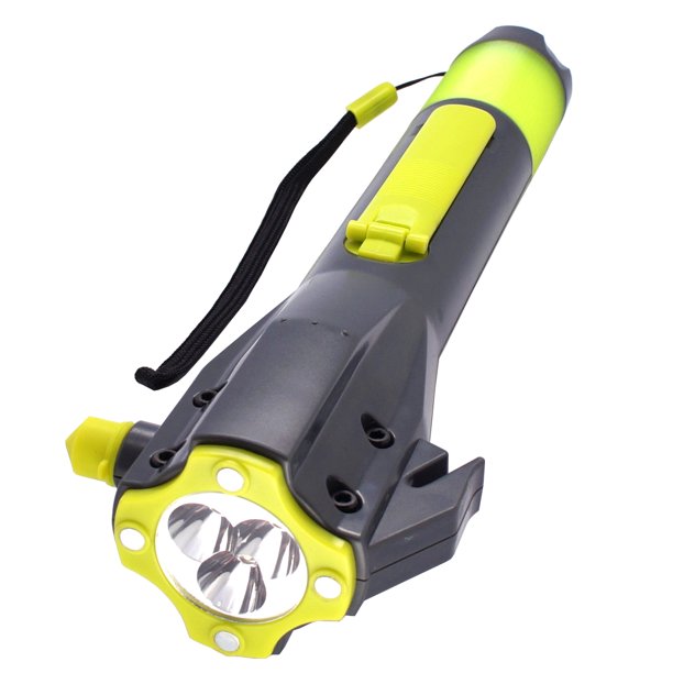 CyberTech All-in-1 Emergency Flashlight,LED Flashlight, SOS Strobe ...