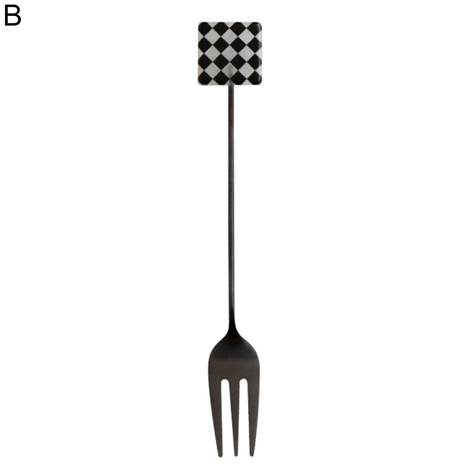 DISHAN Fruit Fork Photo Props Nice-looking Practical Non Sharp Edge ...