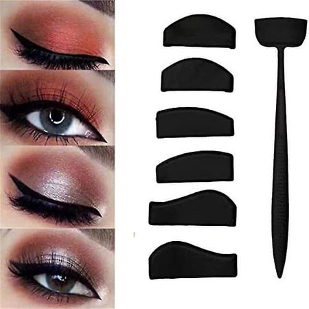 6 In 1 Crease Line Kit Applicator Silicone Eyeshadow Stamp Crease Tool ...