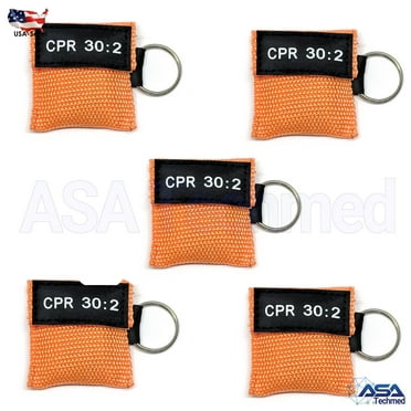CPR Mask for Pocket or Key chain, CPR Emergency Face Shield with One ...