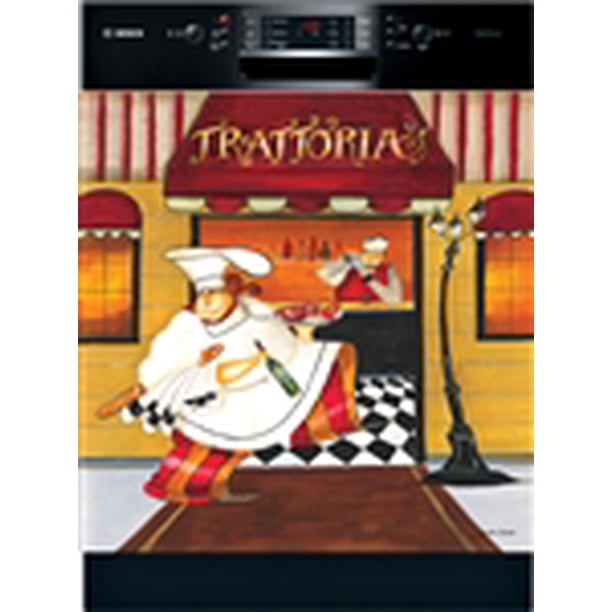 Appliance Art Chef at Trattoria Magnetic Dishwasher Cover, Jennifer ...