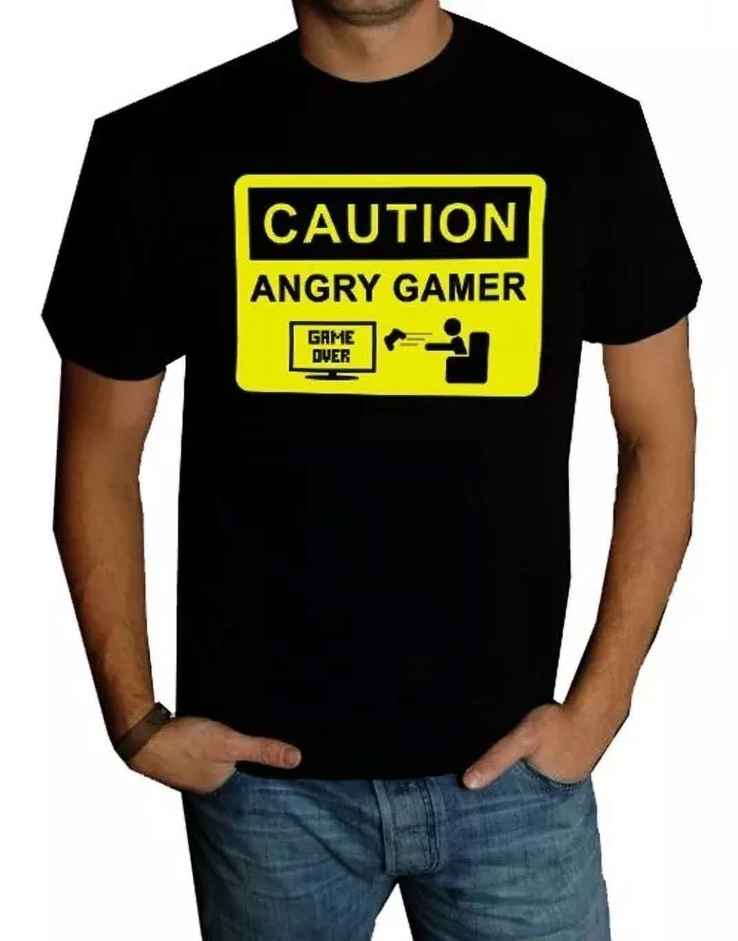 Playera Camiseta Precaucion Gamer Enojon Moda Gamer Play | Walmart en línea