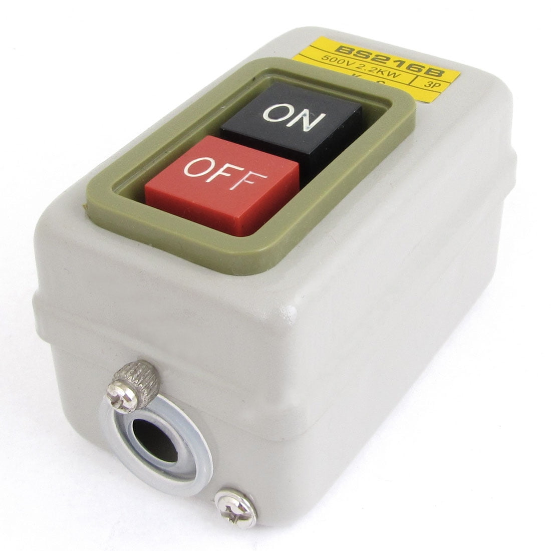 500V 2.2KW Three Phases Control On-Off Locking Push Button Switch ...