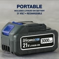 Turbo Jet, Hydro X5 Pro, 350 PSI Cordless Power Washer, Portable ...