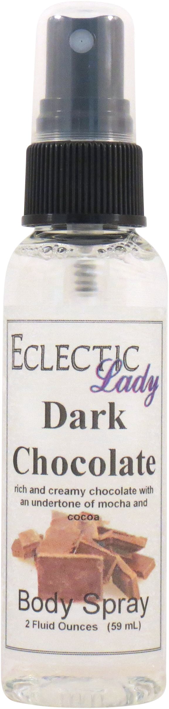 Dark Chocolate Body Spray, Eclectic Lady, Hydrating Mist, Unisex, 2 oz ...