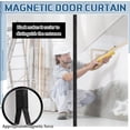 3 Sets Magnetic Dust Barrier Zipper Door Kit 4' x 7.5' Construction ...