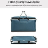 Collapsible Insulated Cooler Bag with Aluminium Frame | Foldable Ice ...