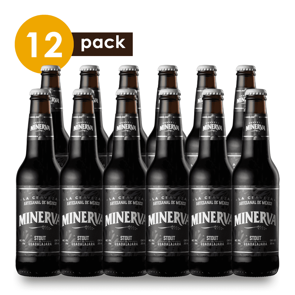 Cerveza Artesanal Minerva Stout Cerexxa Beerpack 12 Cervecería Minerva ...