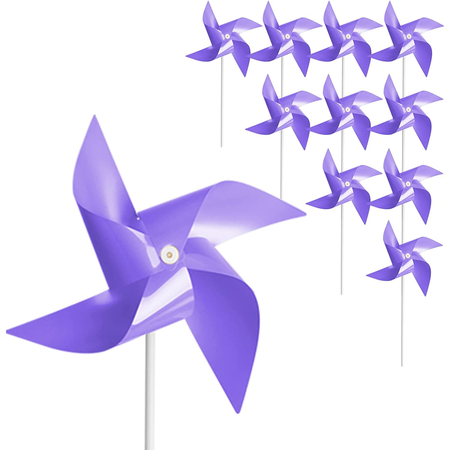 50 Pcs Pinwheels, Toy Wind Spinners and Party Favors Gifts for Kids ...