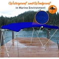 Free Shipping! SereneLife Bimini Top Boat Cover - 3 Bow, Aluminum Frame ...
