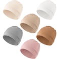 6 Pack Beanie Hats for Unisex, Beanies Girl Boy Hat Warm Cap for ...