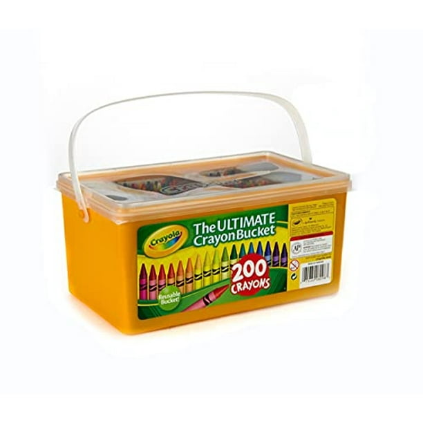 Crayola Ultimate Crayon Bucket, 200 crayones, duplicados de colores ...