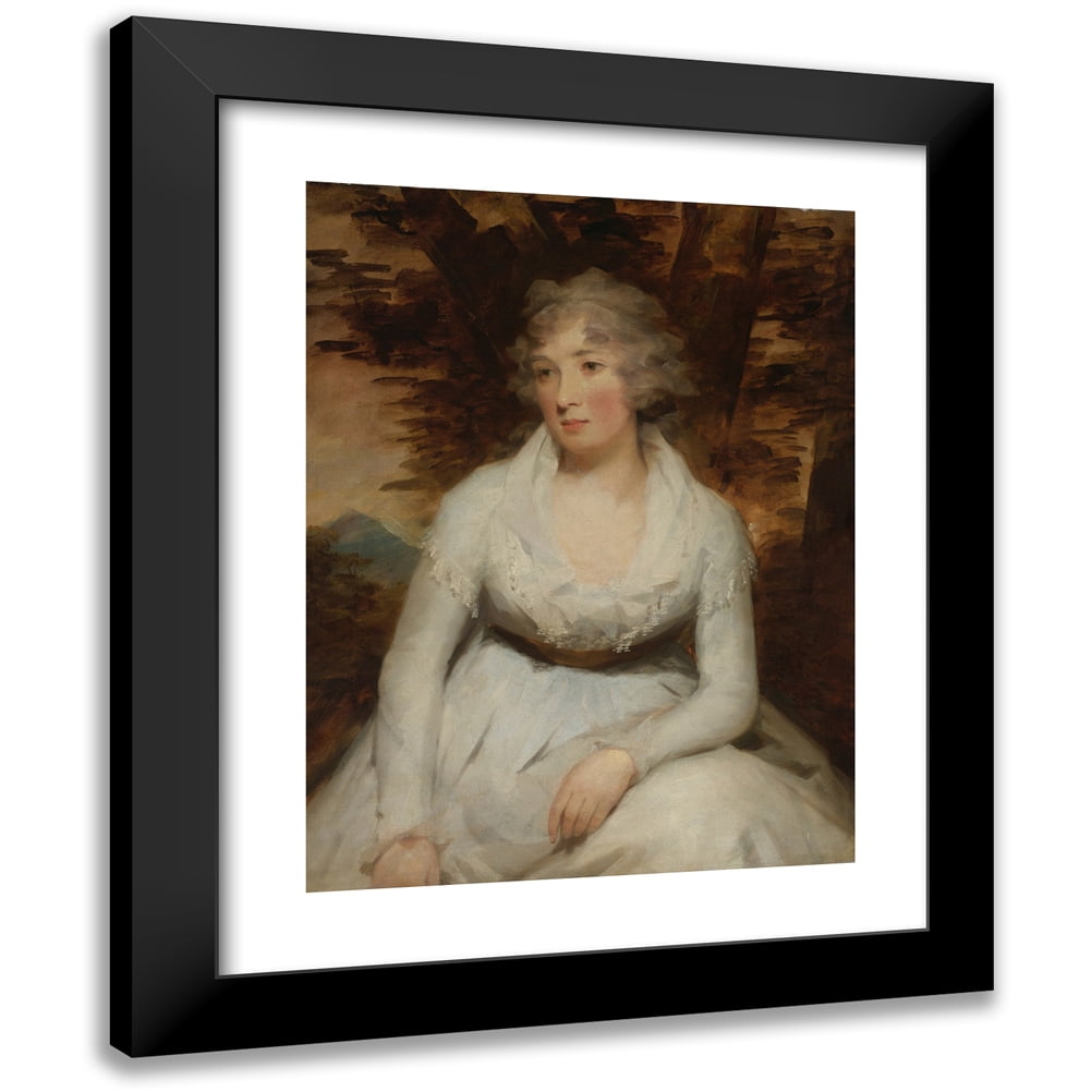 Sir Henry Raeburn 12x14 Black Modern Framed Museum Art Print Titled ...