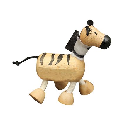 Solid Wooden Small Animal Doll Model Children Puppet Toy Creative Decor ...