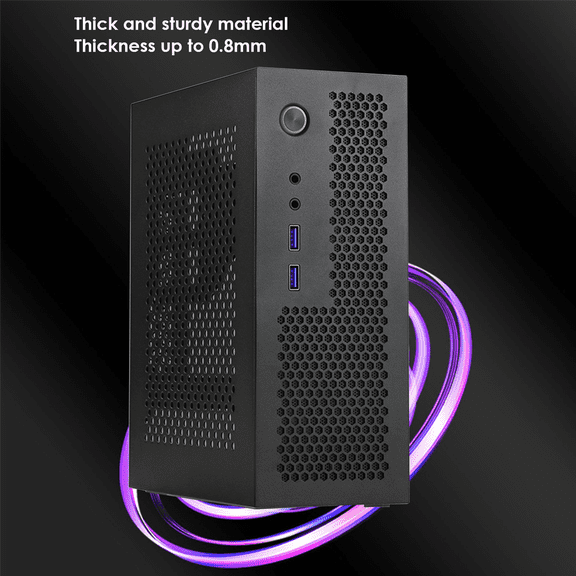 CYBERPOWERPC Syber SCCW100 White Mini ITX Gaming Case - Walmart.com