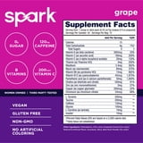 AdvoCare Spark Energy Drink Mix Grape Flavor Powder with Vitamins and ...