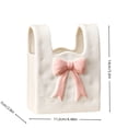 Ceramic Makeup Brush Holder Handbag with Bowknot, Cute Vanity Organizer ...