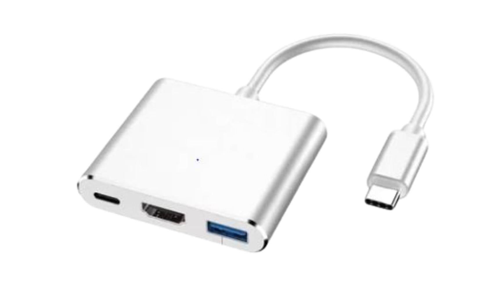 Adaptador Usb Tipo C A HDMI Convertidor HUB 3 En 1 Genérico 3 En 1 ...