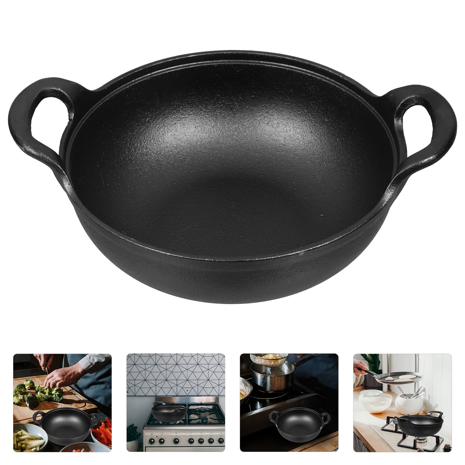 Click here for Hydreachca Cast Iron Skillet Saucepan Household Sa... prices