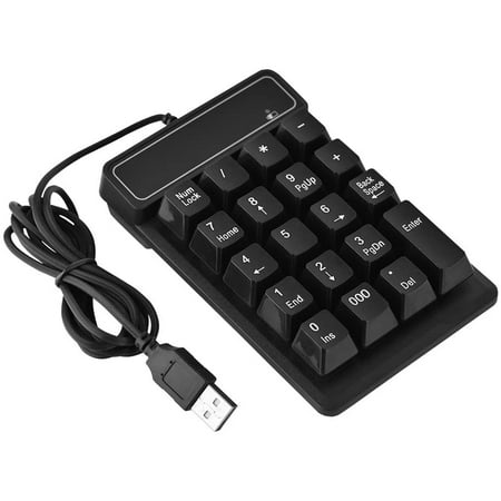 numpad, USB Keyboards,Wired Computer Keyboard Portable 78 Keys Ultra ...