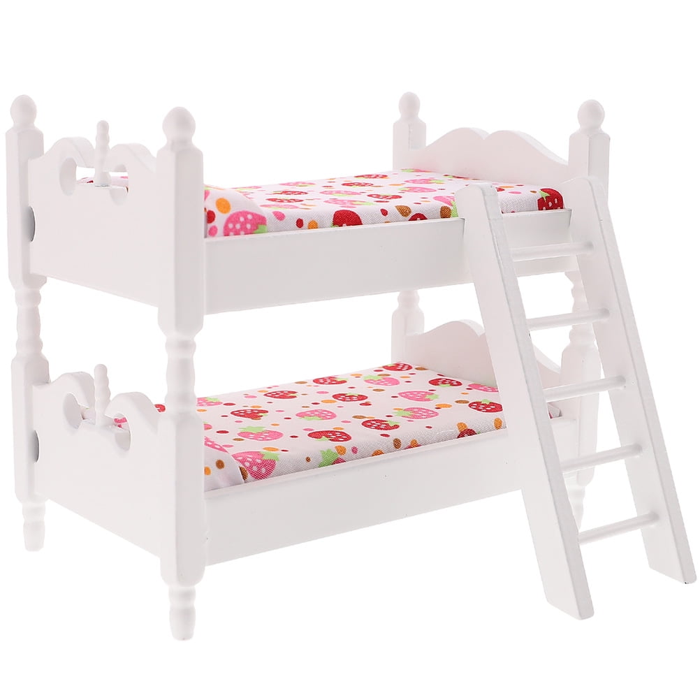 Click here for Etereauty Miniature Bunk Bed Model Toy Mini House... prices