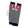 Arm Sleeves With Thumb Holes Striped Arm Warmer Arm Cover Arm Sleeves ...
