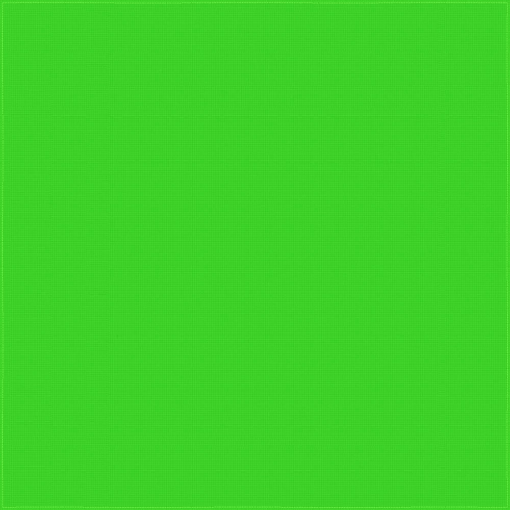Solid Neon Green Bandana Single Piece 22x22