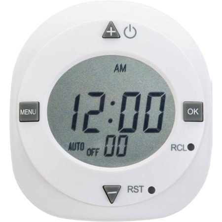 Work Choice Indoor Digital Timer with 1 Polarized Outlet - Walmart.com