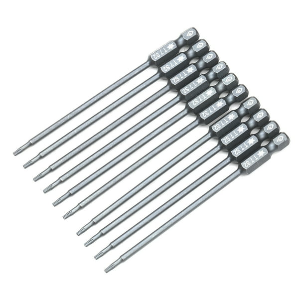 Juego de puntas Torx de seguridad de 10 piezas Torx a prueba de manipulaciones de 1/4 de pulgada ...
