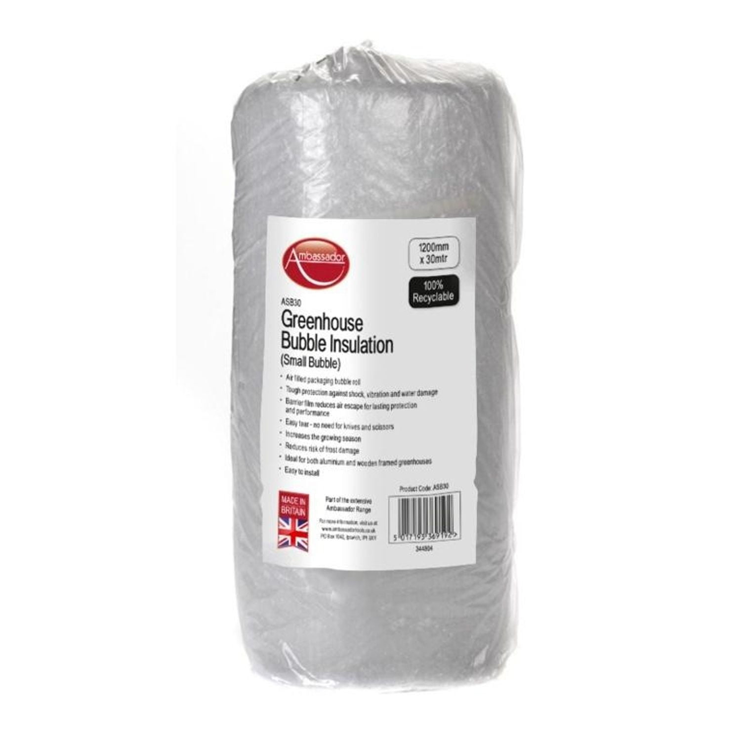 Click here for Ambassador Uv Small Plant Bubble Insulation prices