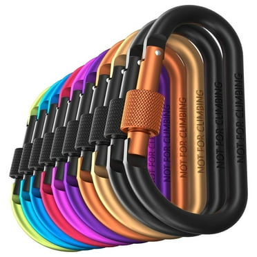 Large D-shape Aluminum Alloy Carabiner Quick-release Soft Handle ...