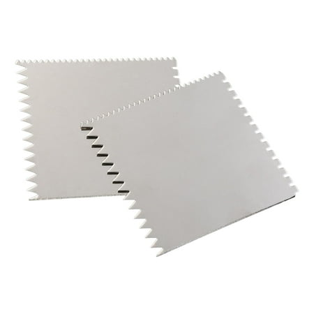 jifeng 2 Pieces Clay Scrapers Serrated Scrapers Ceramics Cutter Tools ...