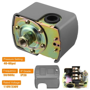 4X Well Water Pump Pressure Control Switch Adjustable Double Spring ...