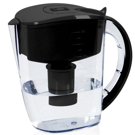 Omizu Black Water Pitcher with Filter \u2013 118oz Pitcher with ...