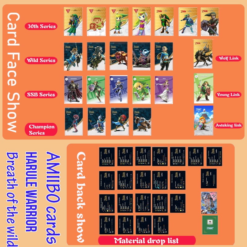 NS4 the Legend of Zelda Tears Kingdom amiibo card Zeldaroft bird game ...