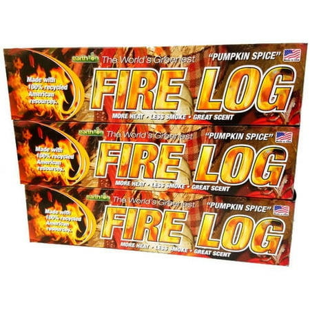Earthlog Pumpkin Spice Scented Fire Log – BrickSeek