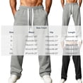 Men's Pants Big and Tall 52x32 Solid Color Casual Sports Elastic Waist ...