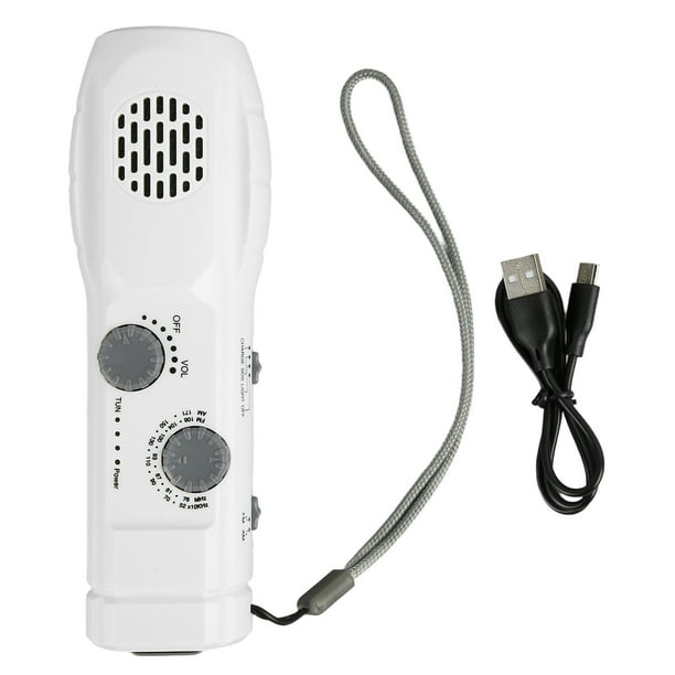 Flashlight Hand Crank Radio,Flashlight Emergency Radio AM LEDAMFM ...