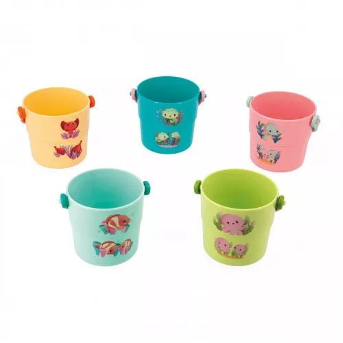 Click here for Janod - Animals 5 Game Buckets For The Bathtub - B... prices