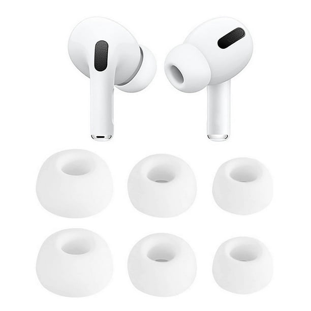 3 Pairs Replacement Earbuds for Airpods Pro with Noise Reduction Hole ...
