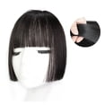 10 Inch Clip-In Princess Bangs Extensions - Synthetic Hair Fringe for ...